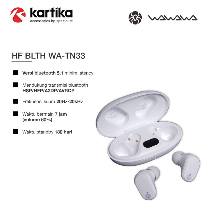 HANDSFREE BLUETOOTH WA-TN33 TWS | Lazada Indonesia