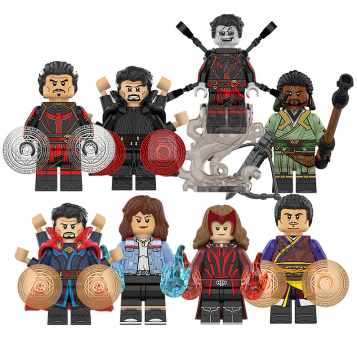 Doctor Strange Wanda Scarlet Witch Super Heroes Mini Action Building ...