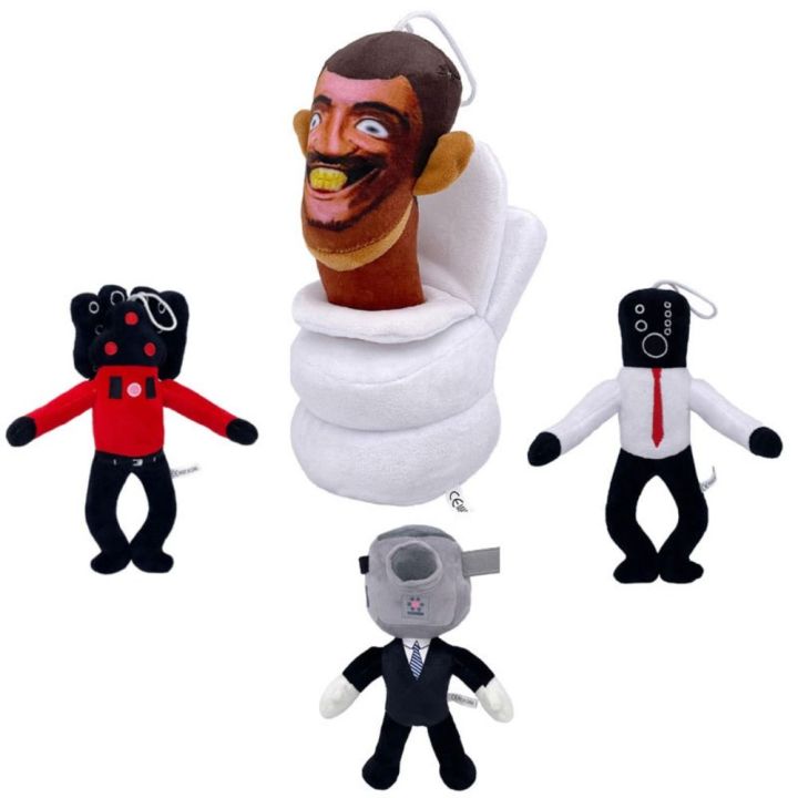 QAN1031 Skibidi Skibidi Toilet Plush Toy Toilet Man Soft Speakerman ...
