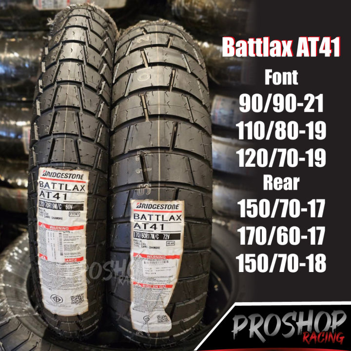💥ส่งฟรี💥ยาง Bridgestone Battlax AT41 ขอบ 21 18 Africa Twin Tenere ...