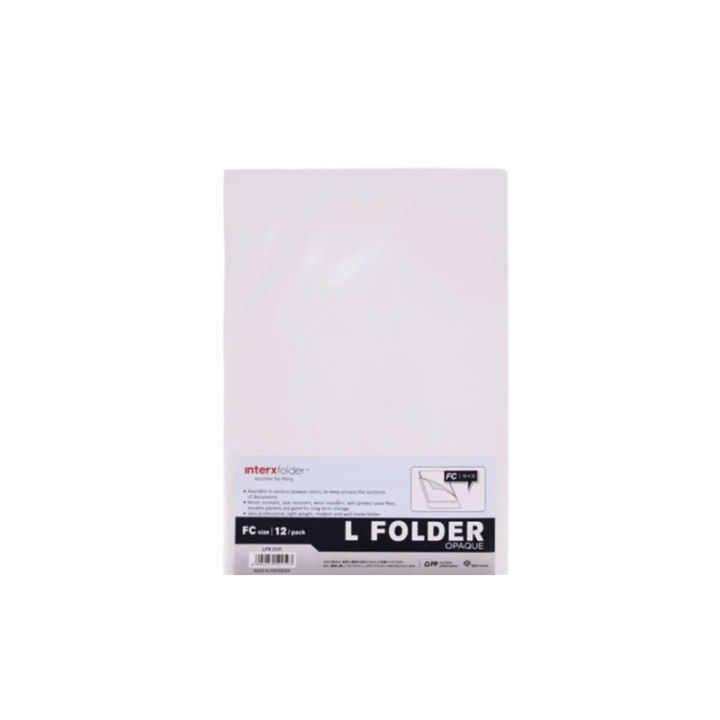 INTERX Map L Bening F4/Folio Inter X (isi 12) - Bening | Lazada Indonesia