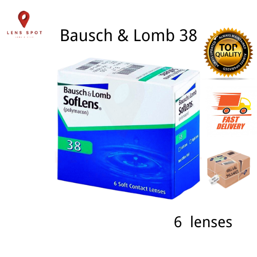 Soflens 38 / B&L Clear Monthly Contact Lenses / 6 PCS | Lazada
