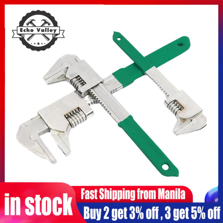 Echovalley Adjustable F-type Wrench Large-open Water Pipe Wrench ...