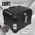RXR 45L Liters HARD PLASTIK TOP BOX Motorcycle Compartment Box Helmet ...