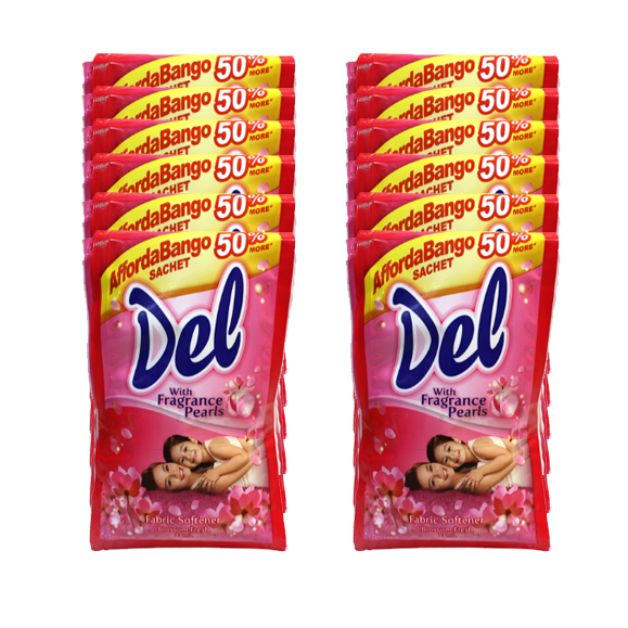 Del with Fragrance Pearls Fabric Softener 33ml 12pcs | Lazada PH