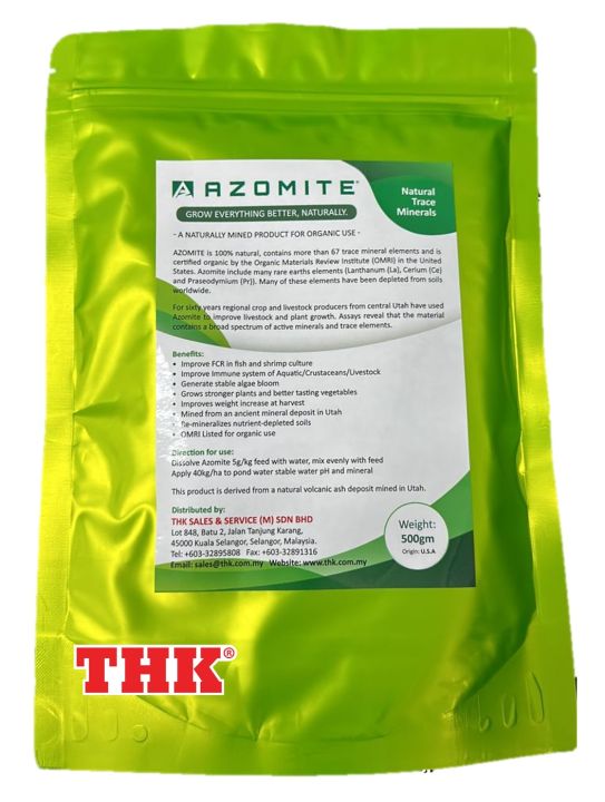 AZOMITE Natural Minerals/ Organic Fertilizers/ Aquaponic & Aquaculture ...