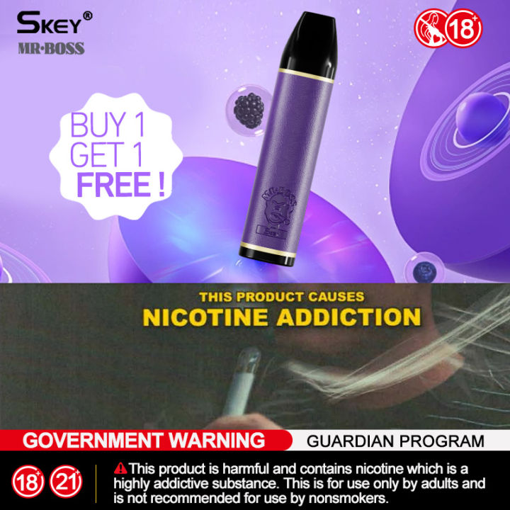 Legit Stock SKEY Mrboss 8000 9000 8K 9K Puffs Electronic Cigarettes ...