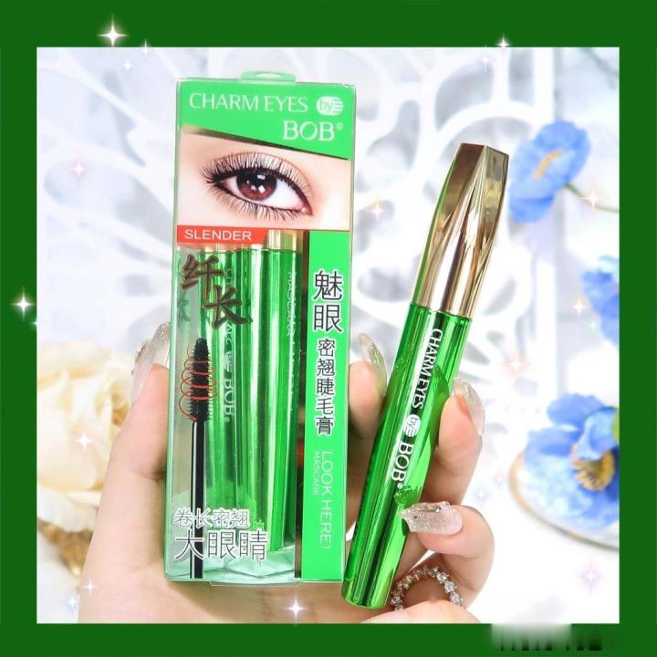 BOB Mascara ส่งไว มาสคาร่าเขียว มาสเขียว ของแท้!! มาสคาร่า ขนตาหนา เด้ง ...
