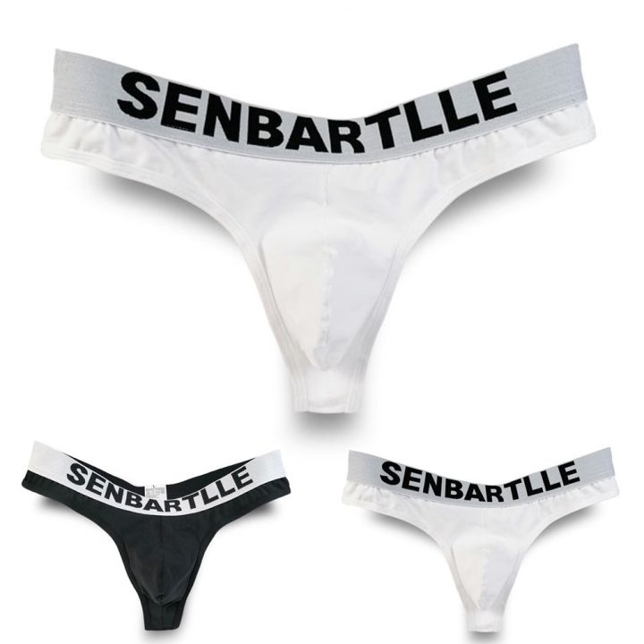 Mens Sexy Briefs Cotton Shorts Brief Low Waist Bulge Pouch G String