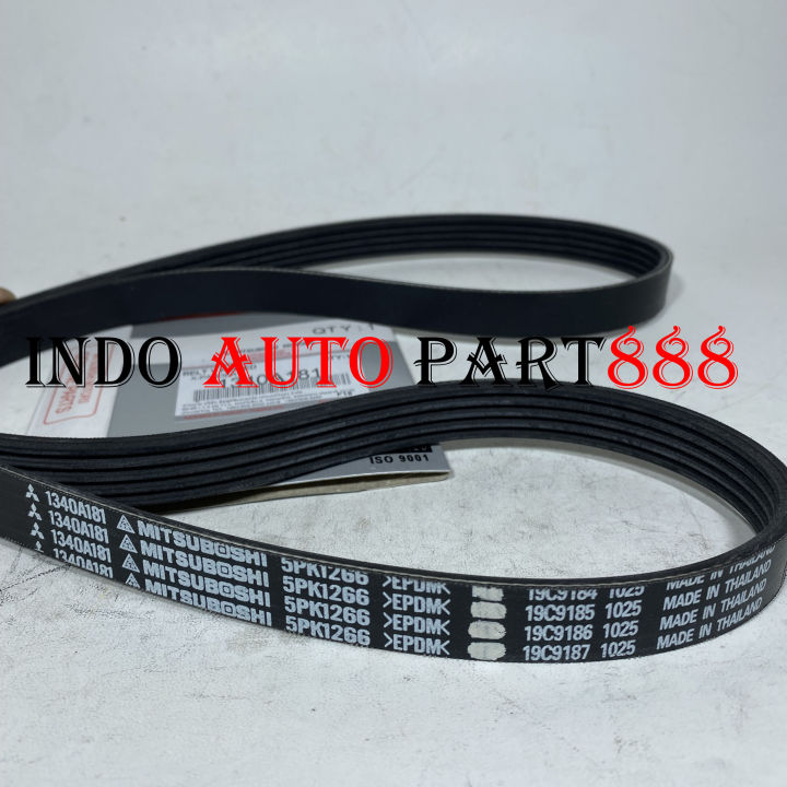 Fan Belt Van Belt V Belt Rib Belt Tali Kipas Mitsubishi Xpander 5pk 1266 Original | Lazada Indonesia