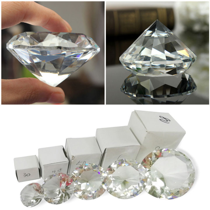 【COD&Ready Stock】Craft Desktop Romantic Christmas Gifts Home Decorating Clear Glass Crystal ...
