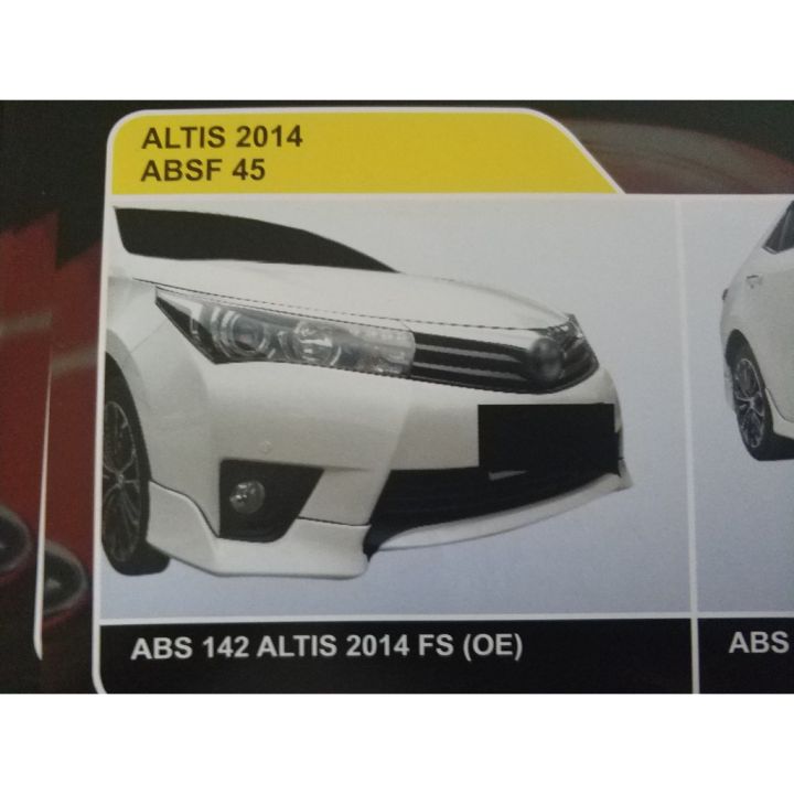 Toyota Altis 2014 bodykit and spoiler | Lazada