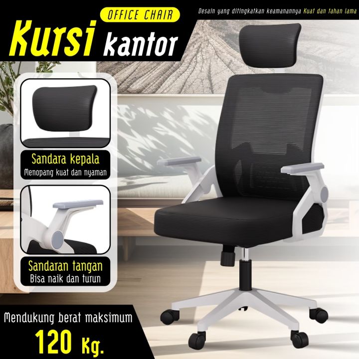 BG SPORT Kursi Staff Kantor Kerja Jaring Model B-600L | Lazada Indonesia