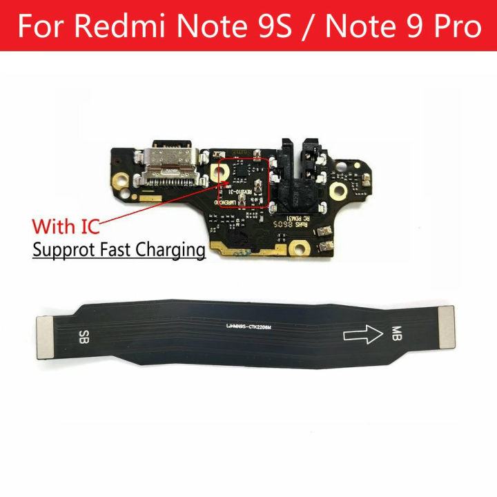 For Xiaomi Redmi Note 9s / Note 9 Pro USB Charging Dock Port Board with ...