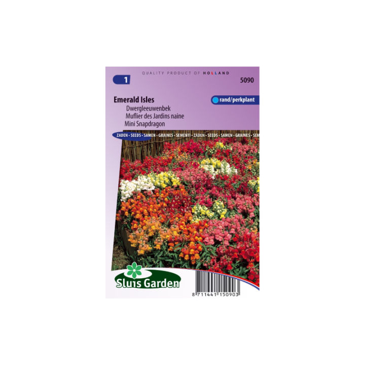Far East Flora - Sluis Garden Seeds - SL5090 Mini Snapdragon Emerald ...