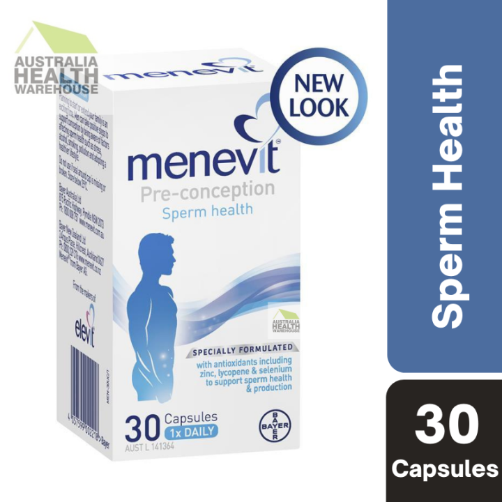 Menevit Pre-Conception Sperm Health 30 Capsules July 2025 | Lazada ...