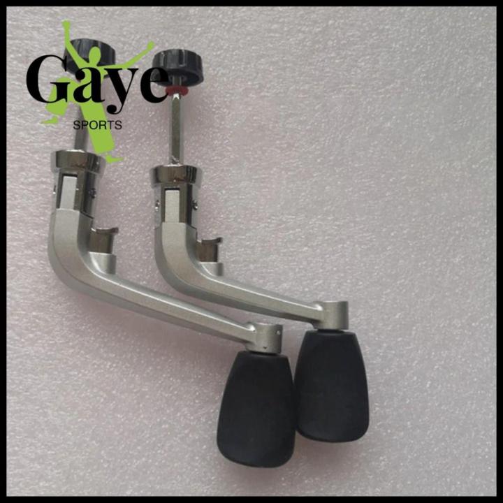 GS Metal Wood Fishing Reel Handle Silver Black 1000-7000 Series ...