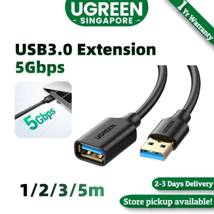 UGREEN USB Extension Cable USB 3.0 Extender Cord Type A Male to Female ...