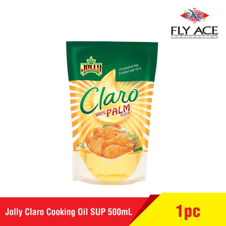 Jolly Claro Cooking Oil SUP 500mL | Lazada PH