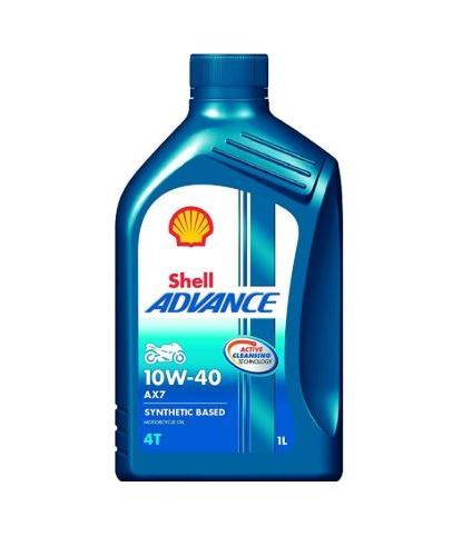 Original Shell Advance 4T AX7 10W-40 1 Liter Motorcycle Oil | Lazada PH