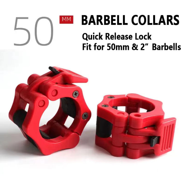 Olympic Barbell Collar (1 Pair) - Quick Release Barbell Clamp | Lazada ...