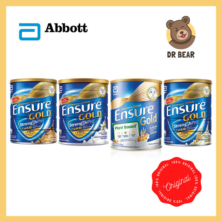 Ensure Gold 800g (Original/Coffee/Wheat/Plant Based) | Lazada