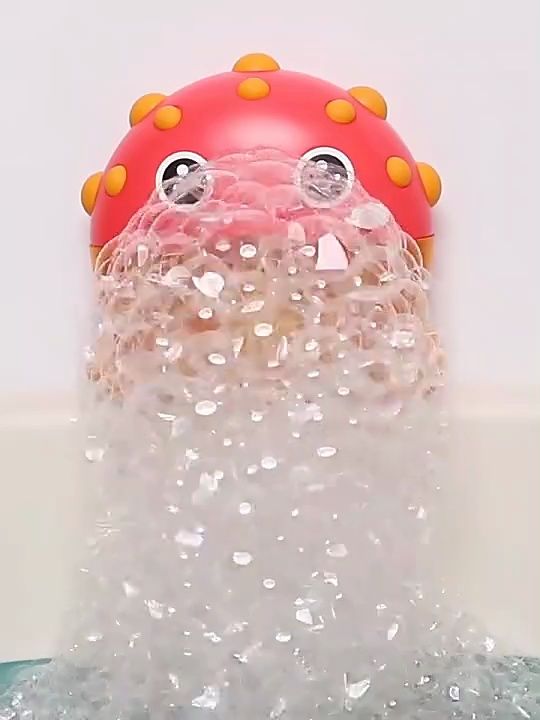Nanan Baby Bath Toys Puffer Music Bubble Machine Electric Automatic ...