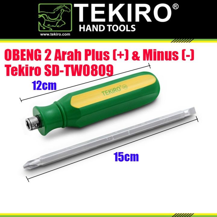 Tekiro sd-tw0849 Obeng Dua Arah Tekiro 2 Way Screwdriver Obeng Bolak ...