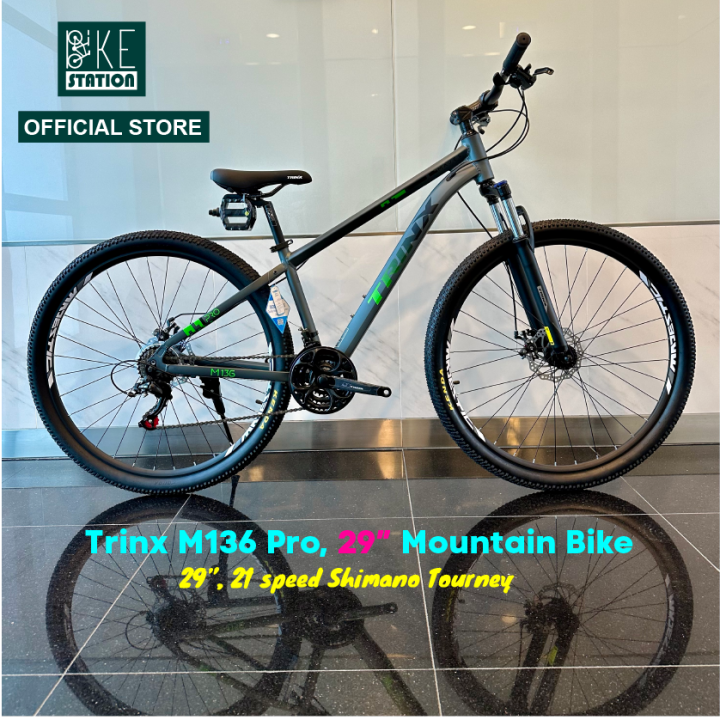 Trinx M136 Pro, 29" Mountain Bike with Shimano Gear System | Fully Assembled | Lazada Singapore
