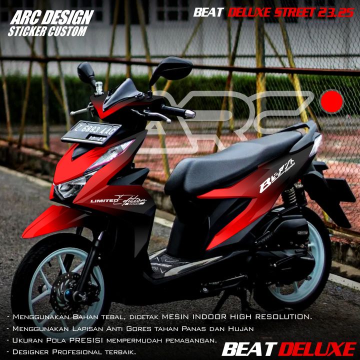 (COD) TERBARU Decal Sticker Honda Beat DELUXE STREET 2020 2021 2022 ...