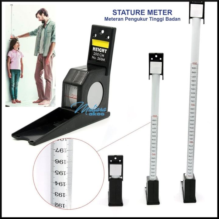 Stature Meter - Meteran - Pengukur Tinggi Badan | Lazada Indonesia
