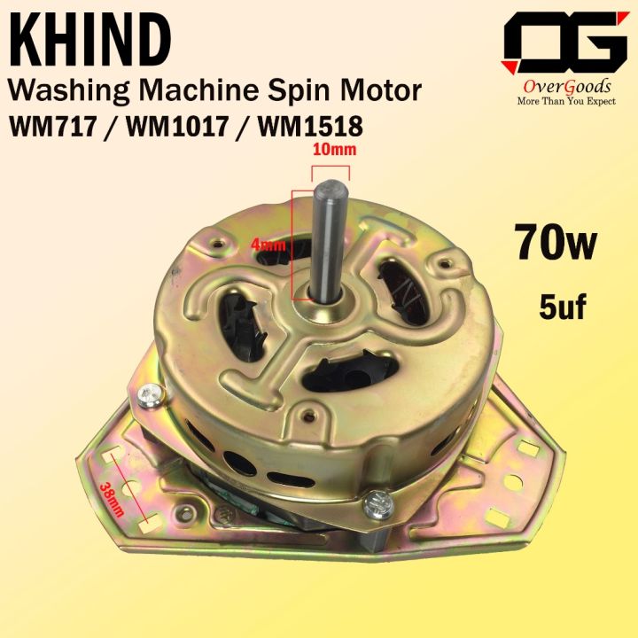 KHIND WM717 / WM1017 / WM1518 Washing Machine Spin Motor KHIND Mesin ...