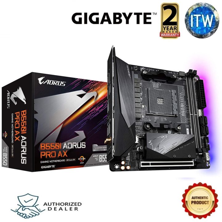 Gigabyte B550I AORUS PRO AX AM4 AMD B550 -ITX Motherboard | Lazada PH