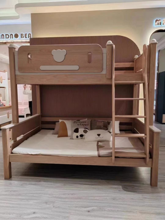 [pre order]Bunny, ash wood children's bed, bunk bed, solid wood, small ...