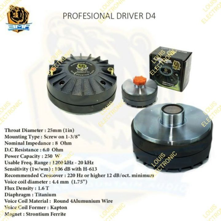Driver Tweeter Driver Twiter BMA D4 ORIGINAL | Lazada Indonesia