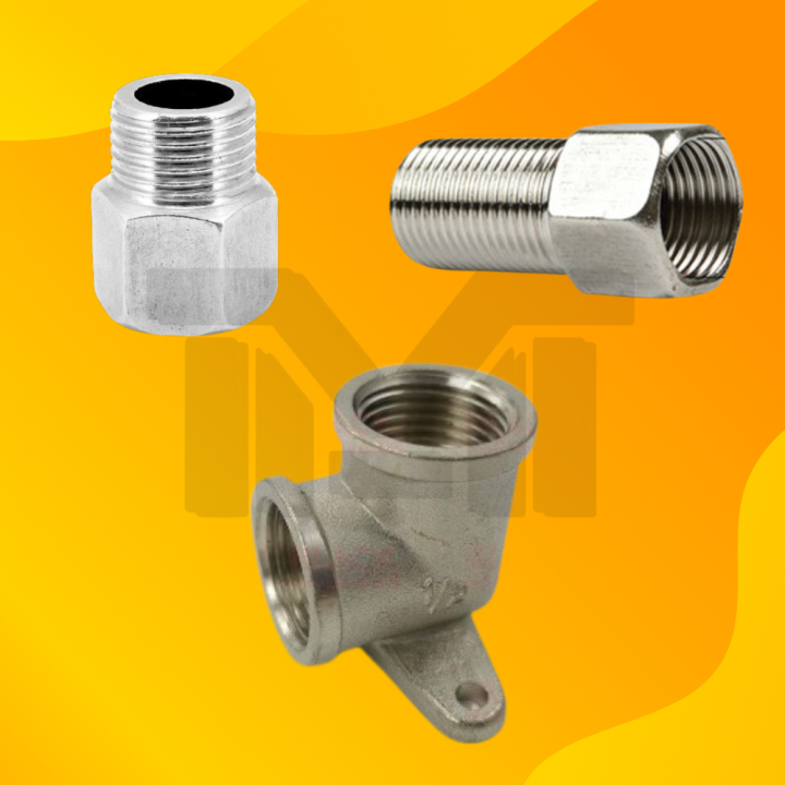 Stainless Steel Faucet or Sink Pipe Connector / Penyambung Kepala Paip ...