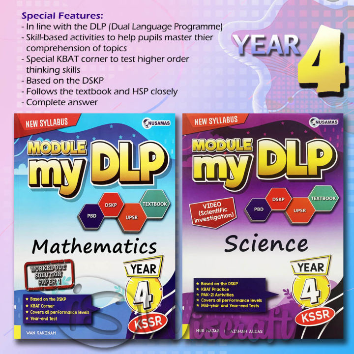 [IS] Module my DLP Mathematics Year 4 (Nusamas) | Lazada