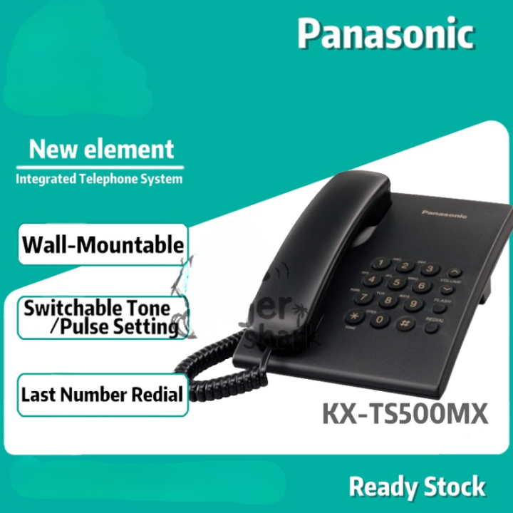 PANASONIC CORDED TELEPHONE KX-TS500MX | Lazada PH