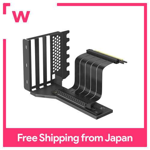 GLOTRENDS GPU vertical mounting bracket, 200mm PCIE 4.0 riser cable ...