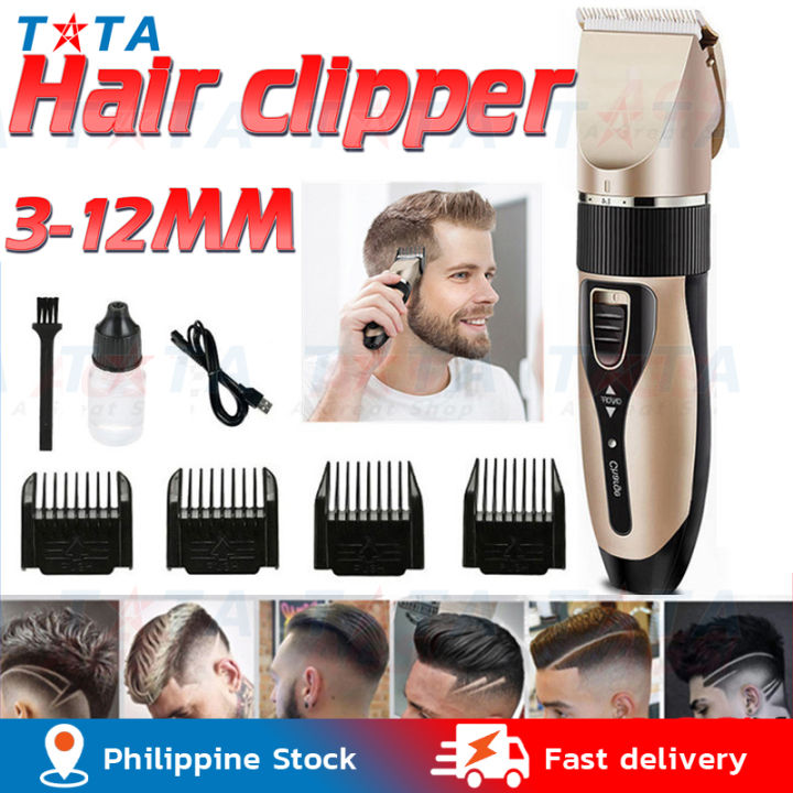 Professional Hair Clippers Rechargeable Haircut Razor Trimmer Cordless ...
