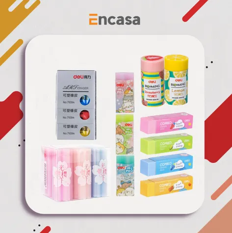 Deli School Student Creative Eraser Jelly Stationery Smooth Erasing ...