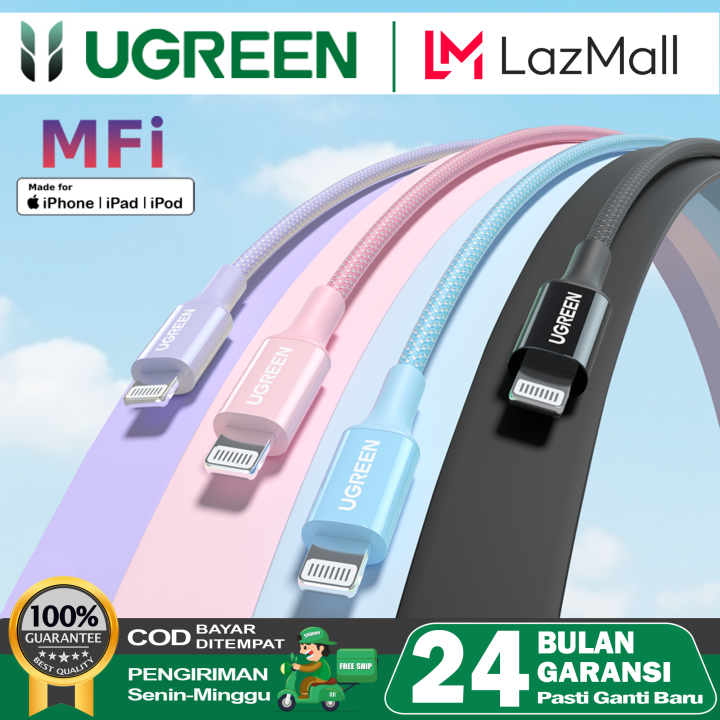 UGREEN Kabel iPhone MFi Type C to Lightning FAST Charging 90493 | Lazada Indonesia