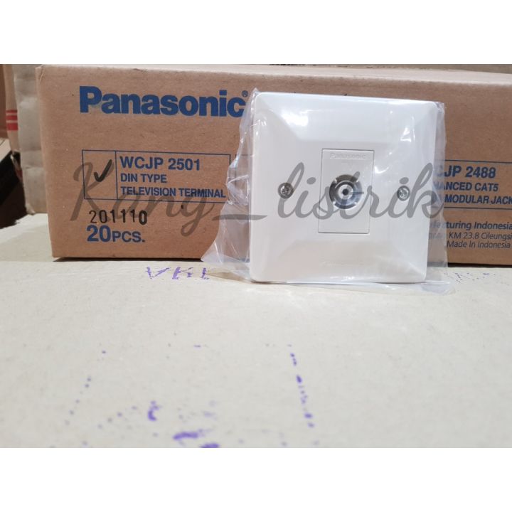 Terminal TV / Stop Kontak TV / Outlet TV Panasonic FLASIMO WCJP2501 ...