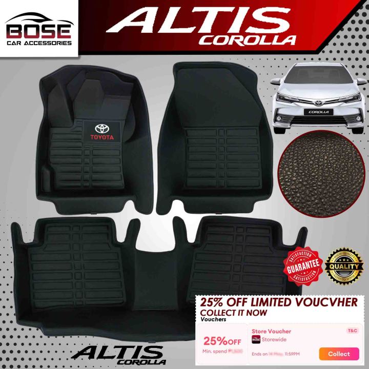 TPE / 5D / Carbon Fiber Deep Dish for Toyota Corolla Altis 12th ...