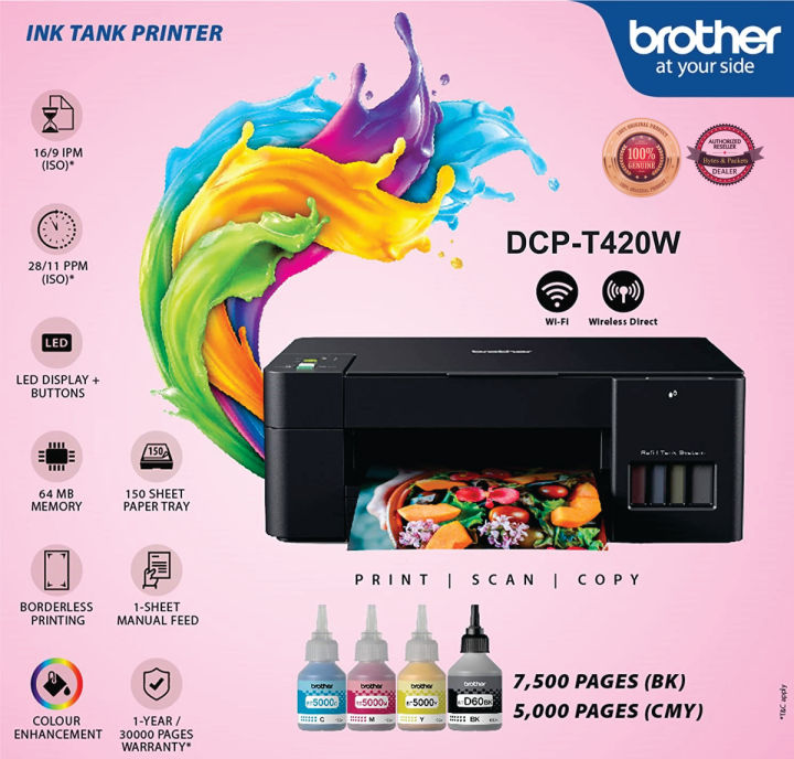 Brother DCP-T420W Refill Tank Printer | Lazada PH