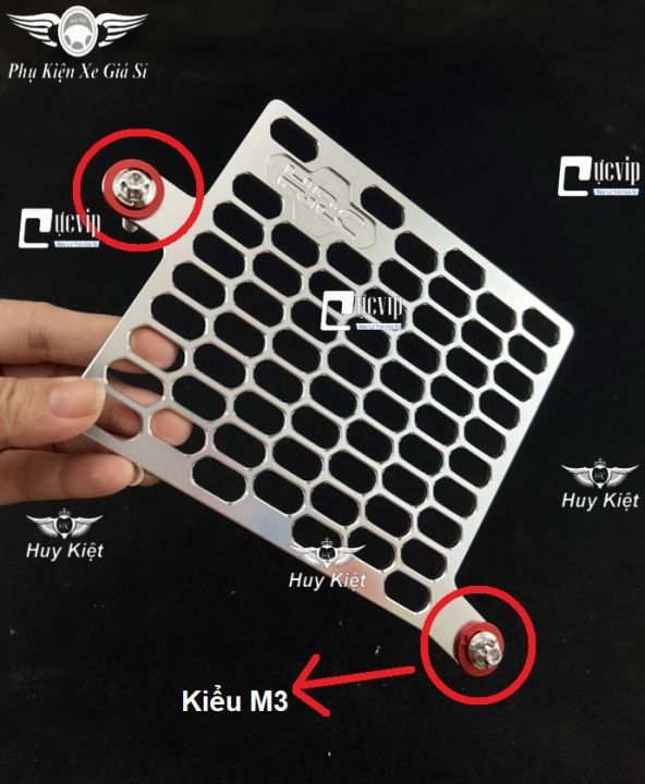 Che Két Nước Nhôm Chữ HRC + 2 Ốc Salaya M3, Thái + Long Đền Đỏ Vario ...
