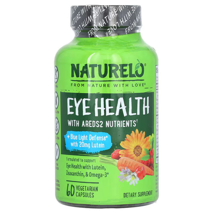 NATURELO, Eye Health, 60 Vegetarian Capsules | Lazada.co.th