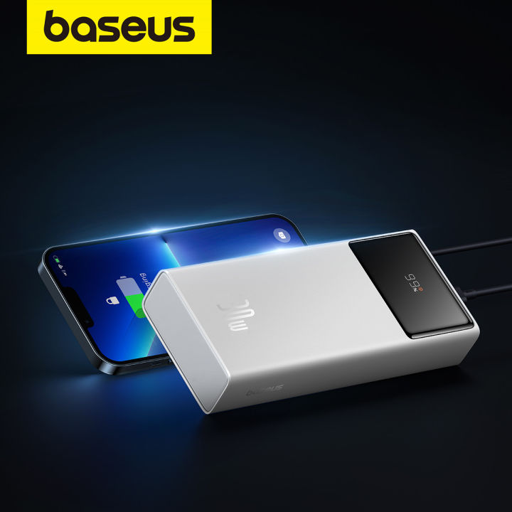 Baseus 20000mAh Power Bank 30W / 65W Fast Charging Powerbank Digital ...
