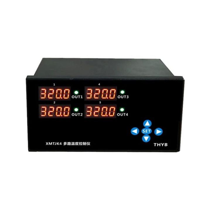 Hot 4 Channel Digital Display Thermostat,Multichannel Temperature Control Meter RS485 ...