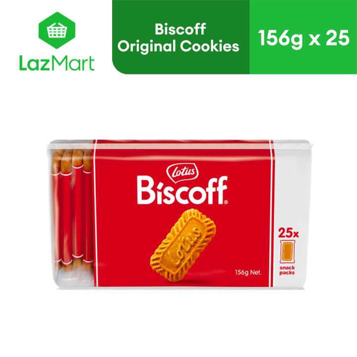 Lotus Biscoff Original Cookies 156g x 25 | Lazada PH